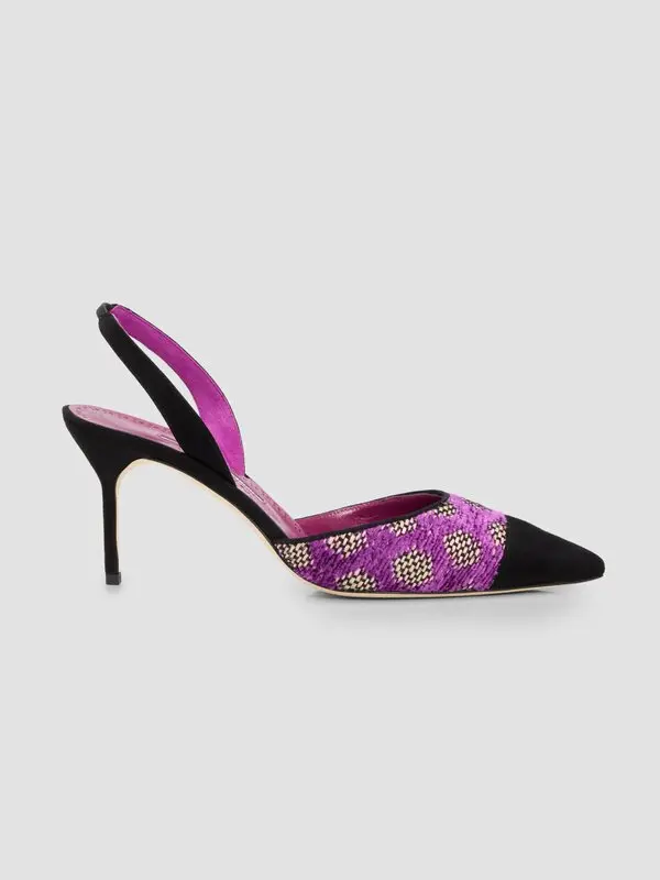 Manolo Blahnik Capsli Gala Slingback Pumps