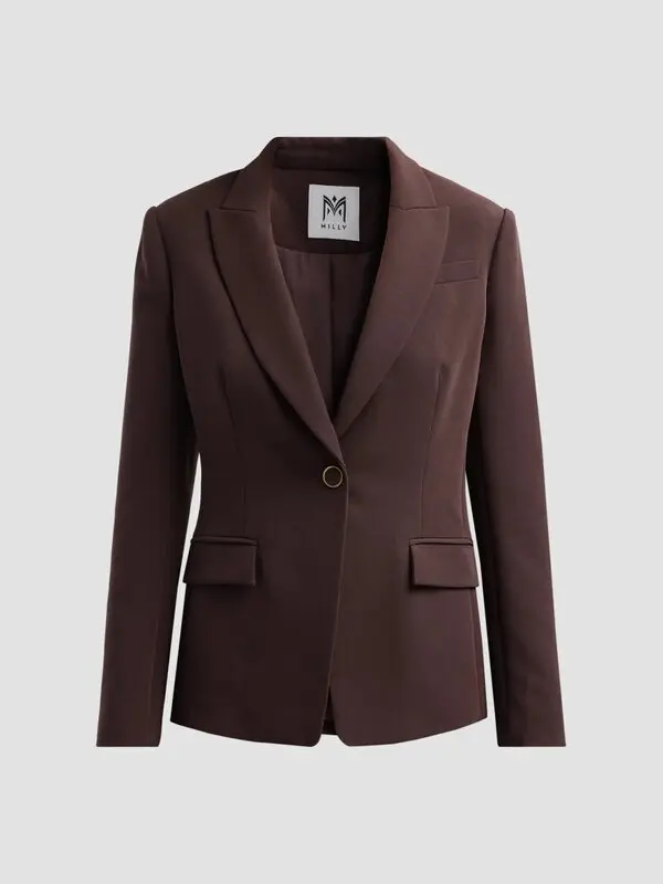 MILLY Avery Cady Single-breasted Blazer