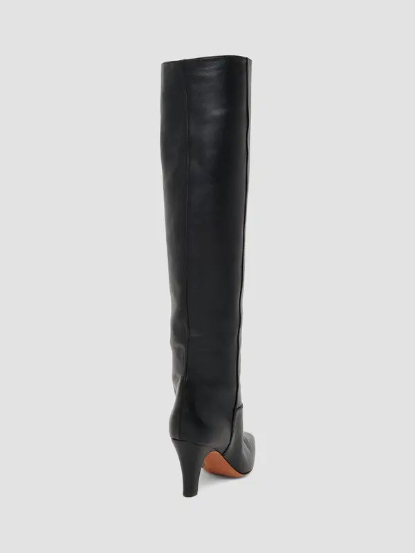 POLLINI Muse 75mm Leather Over-the-knee Boots
