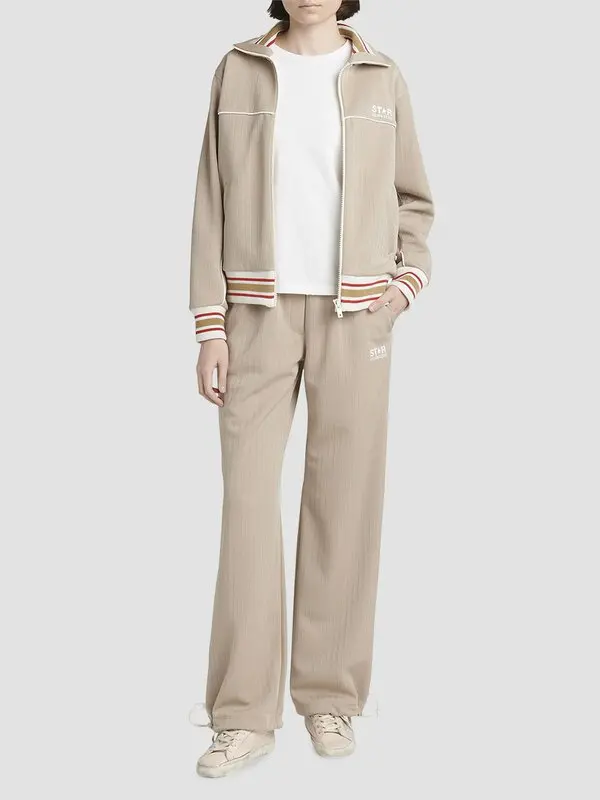 GOLDEN GOOSE Star Pinstriped Joggers