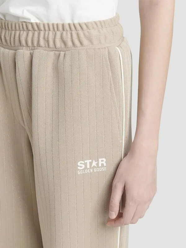 GOLDEN GOOSE Star Pinstriped Joggers