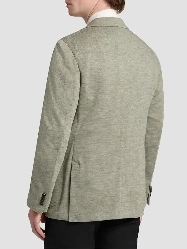 SAKS FIFTH AVENUE Wool-cashmere Sport Coat - Beige