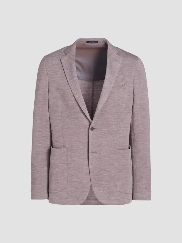SAKS FIFTH AVENUE Wool-cashmere Sport Coat - Pink