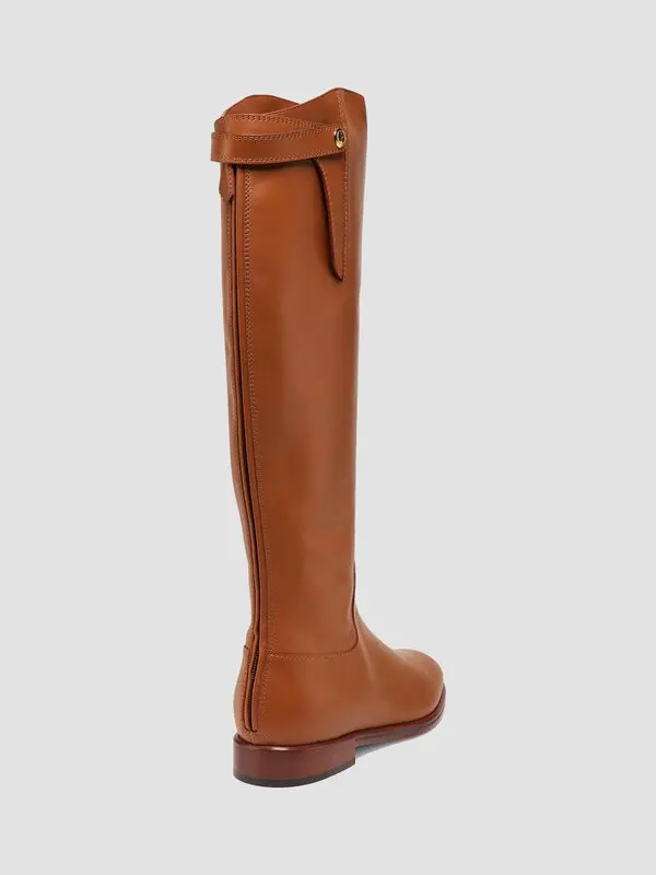 POLLINI Varenne Leather Knee-high Boots - Hide