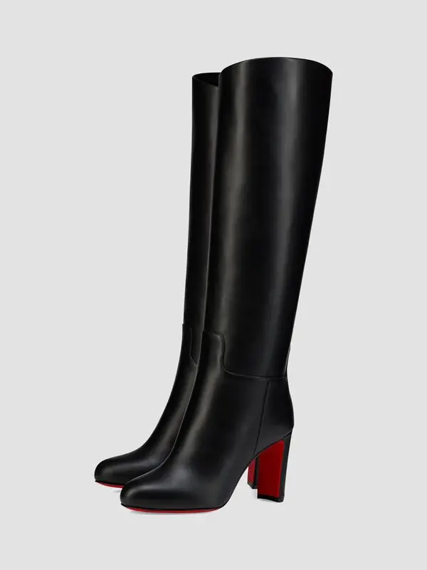 CHRISTIAN LOUBOUTIN Loo Botta Leather Boots