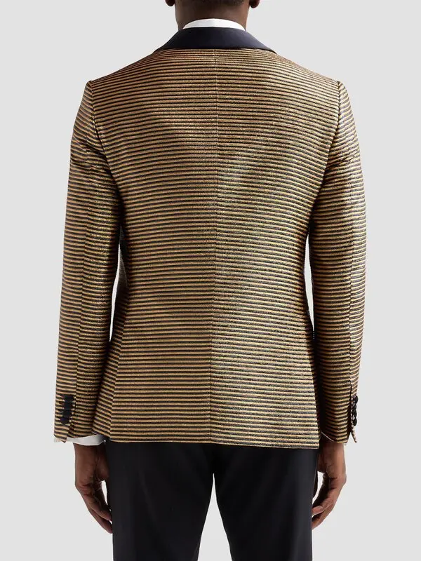 Pal Zileri Metallic Striped Dinner Jacket