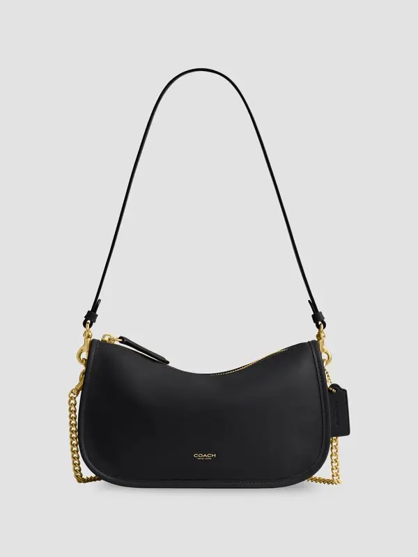 COACH Waverly Leather Shoulder Bag