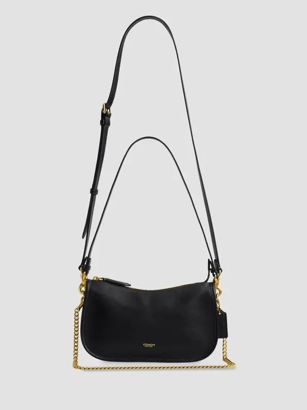 COACH Waverly Leather Shoulder Bag