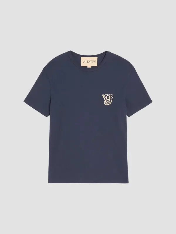 Valentino Garavani Cotton T-shirt With Patch