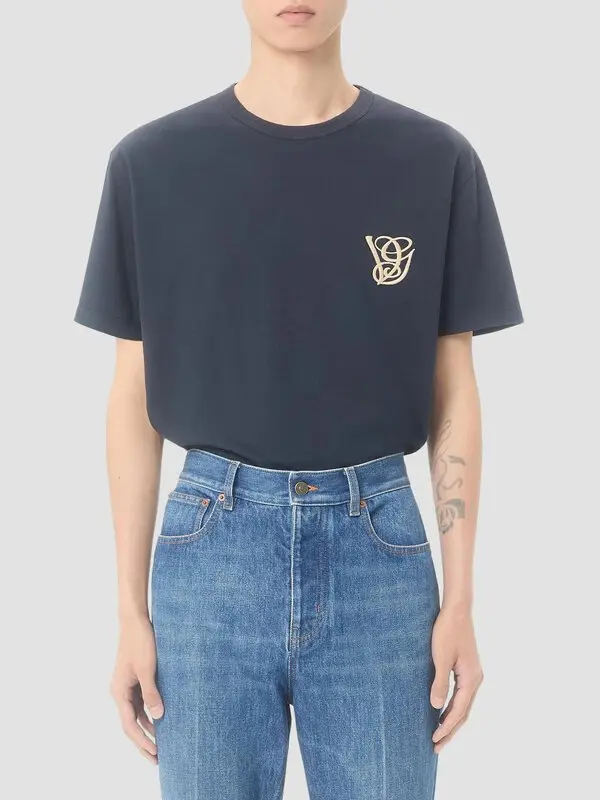Valentino Garavani Cotton T-shirt With Patch