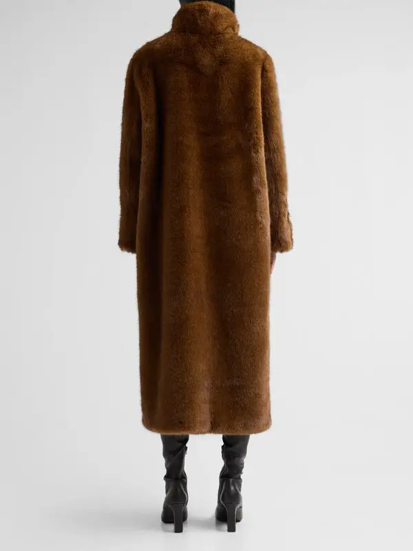 MILLY Gia Faux Fur Coat