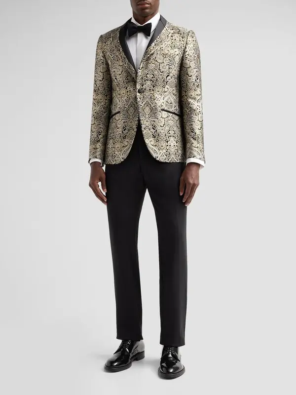 Pal Zileri Baroque-inspired Jacquard Dinner Jacket