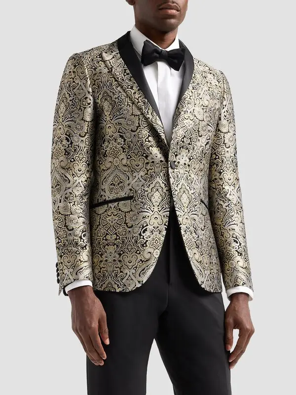 Pal Zileri Baroque-inspired Jacquard Dinner Jacket