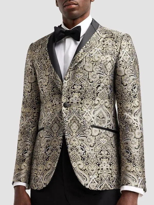 Pal Zileri Baroque-inspired Jacquard Dinner Jacket