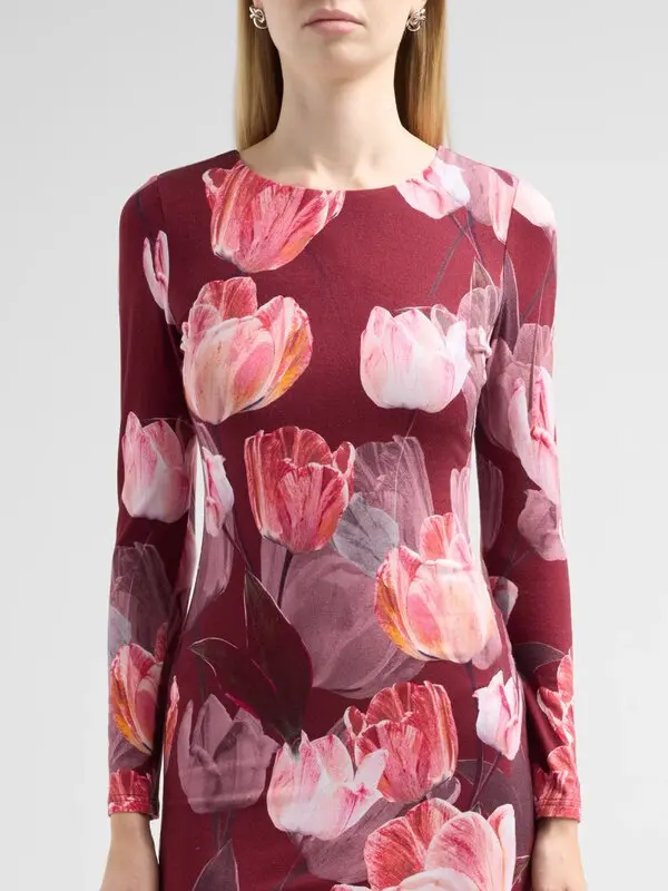 MILLY Abbygail Floral Midi Dress