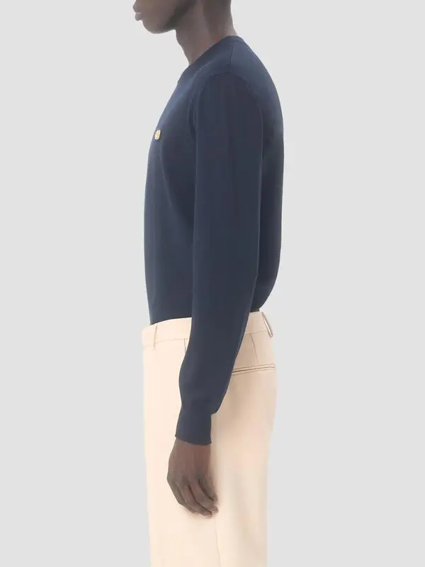 Valentino Garavani Wool Sweater With Vlogo Patch