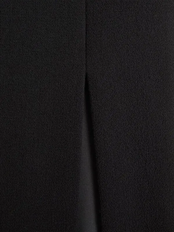 Valentino Garavani Wool Crepe Midi Skirt