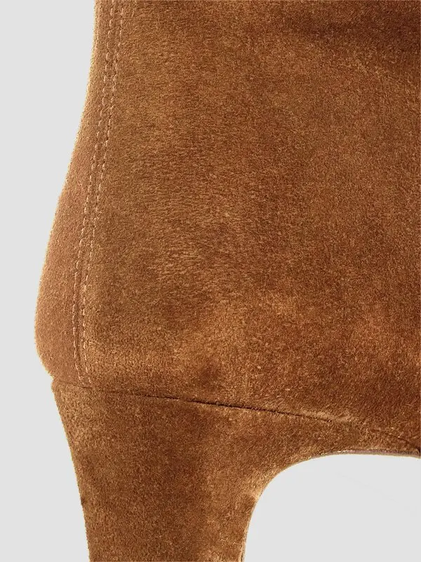 Staud Wally Suede Knee-high Boots - Tan