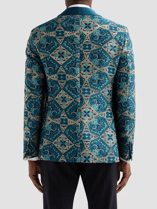 Pal Zileri Abstract-embroidered Dinner Jacket