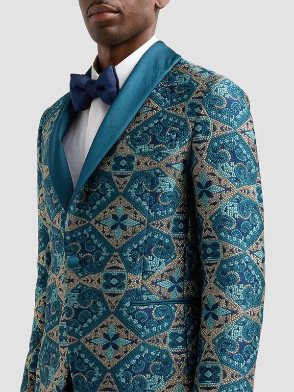Pal Zileri Abstract-embroidered Dinner Jacket