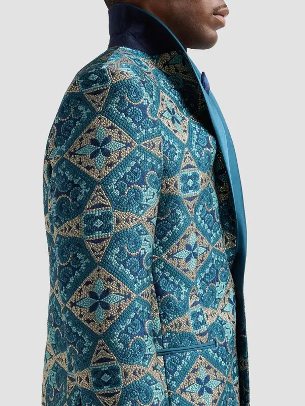 Pal Zileri Abstract-embroidered Dinner Jacket