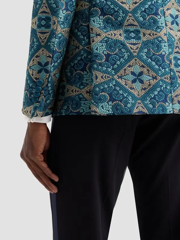 Pal Zileri Abstract-embroidered Dinner Jacket