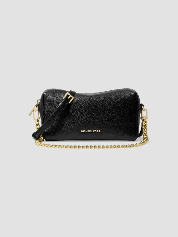 Michael Kors Bryant Small Leather Shoulder Bag - Black