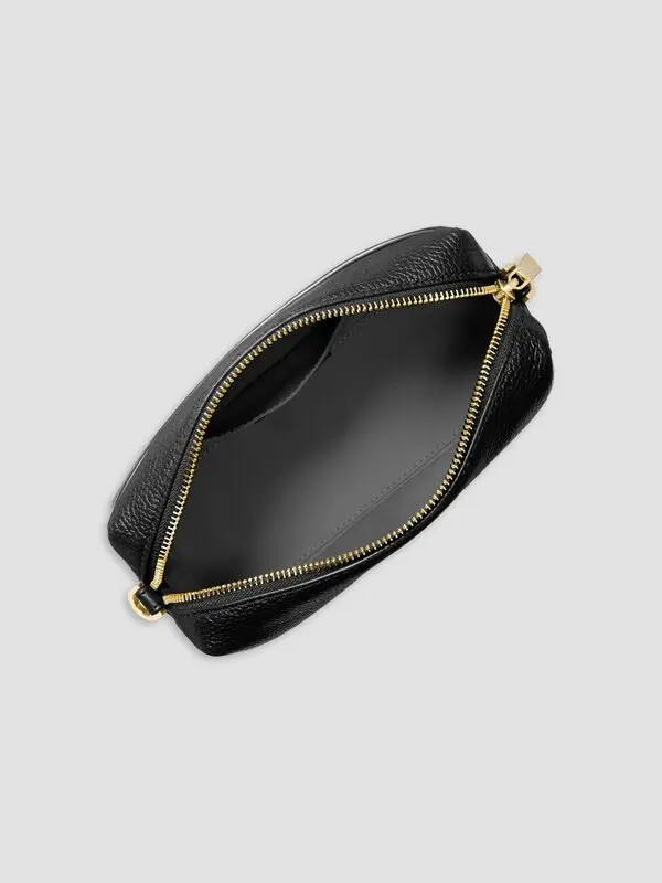 Michael Kors Bryant Small Leather Shoulder Bag - Black