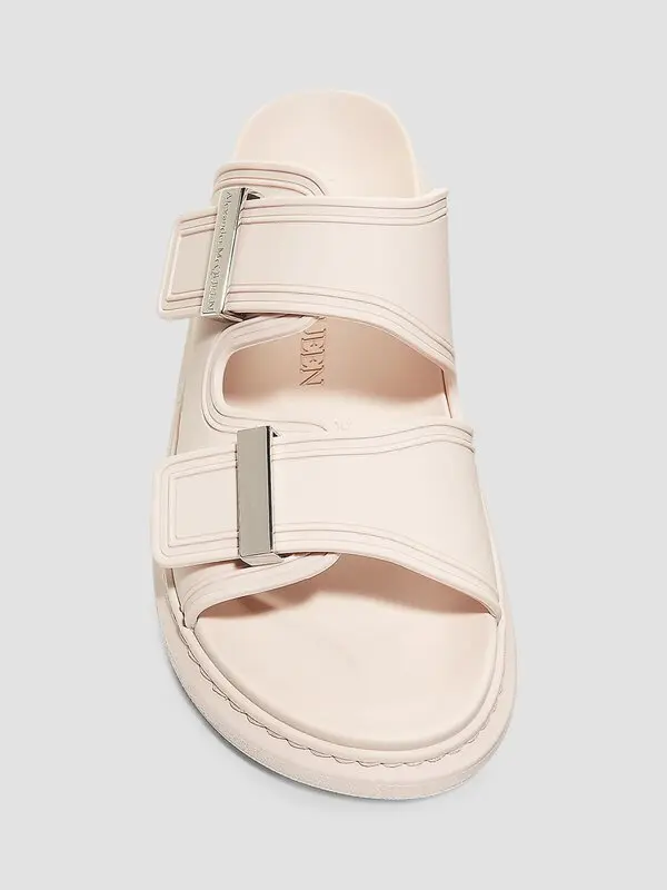 Alexander McQueen Hybrid Pool Slides - Beige