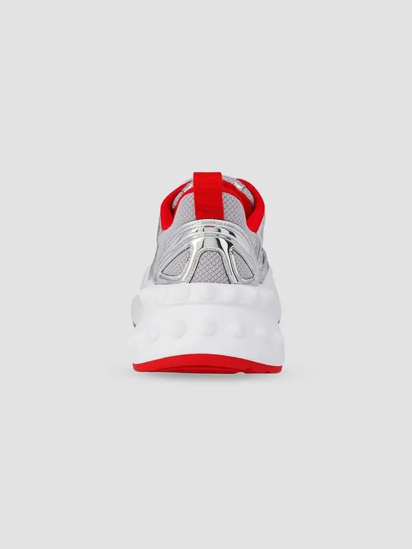 CHRISTIAN LOUBOUTIN So Flo Patent Leather Sneakers - Silver