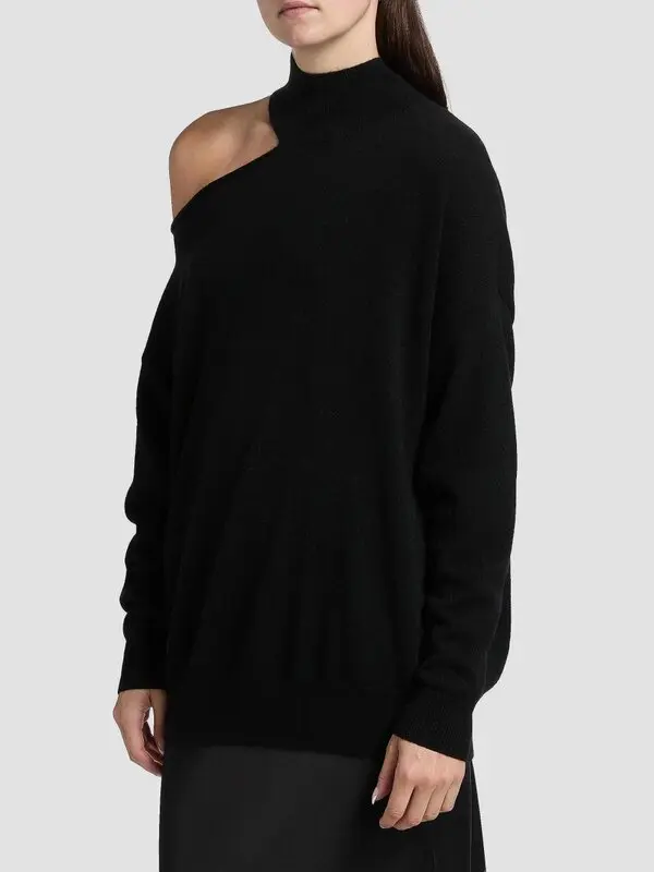 LISA YANG Capsule Alvia Cutout Cashmere Sweater
