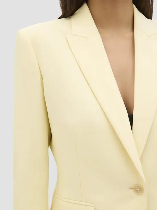 Another Tomorrow Single Button Jacket - Sunlight