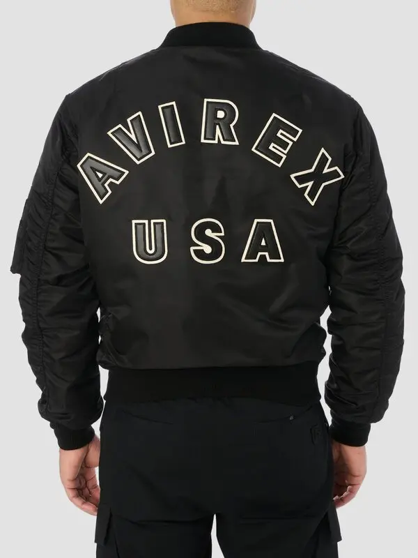 AVIREX Core Usa Nylon Bomber Jacket