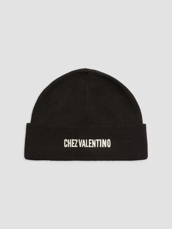 Valentino Garavani Knitted Wool Beanie