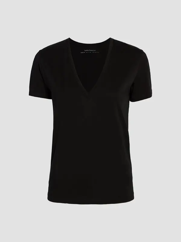 Another Tomorrow V-neck Tee - Black