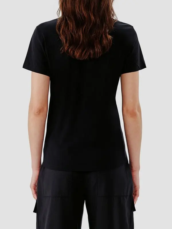 Another Tomorrow V-neck Tee - Black