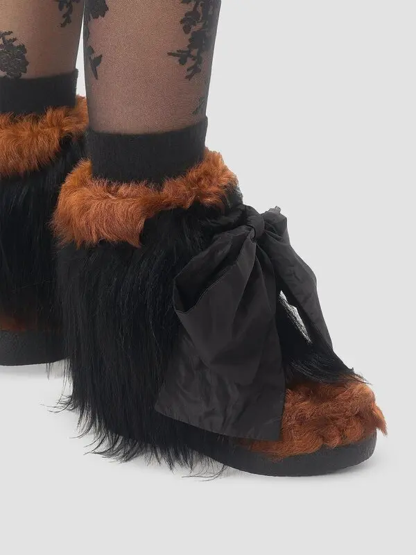 Valentino Garavani Snowish Shearling Ankle Boots