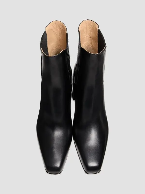 Gabriela Hearst Luke Leather 90mm Booties