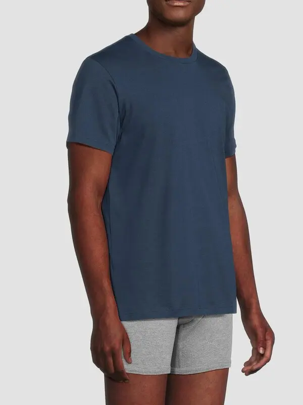 Mack Weldon 3-pack Cotton Crewneck T-shirt - True Navy