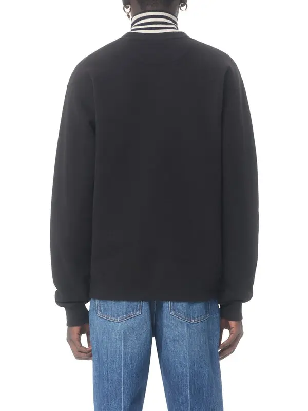 Valentino Garavani Cotton Crewneck Sweatshirt With Print