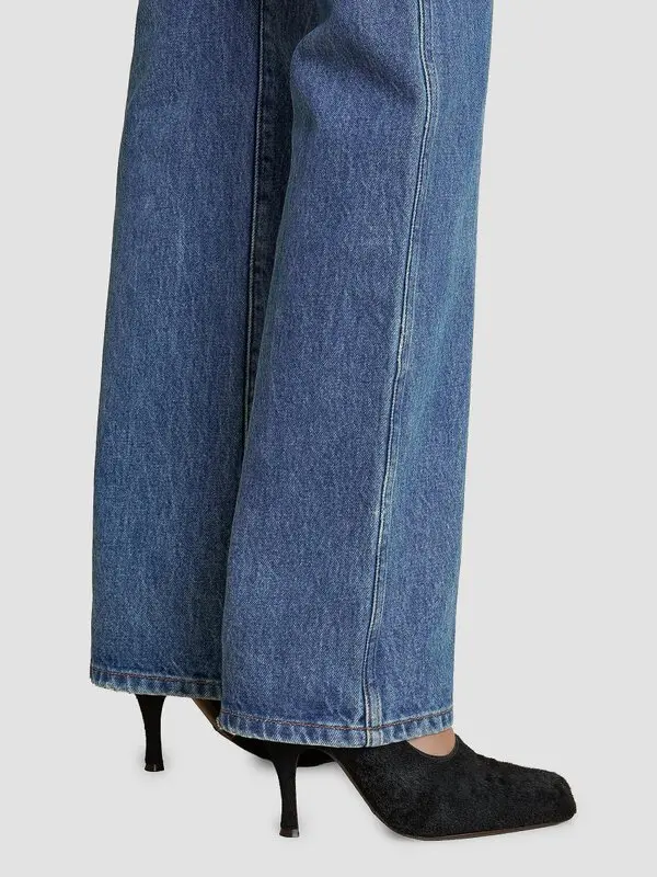 Khaite Danielle Mid-rise Straight-leg Jeans - Boone