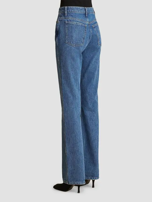 Khaite Danielle Mid-rise Straight-leg Jeans - Boone