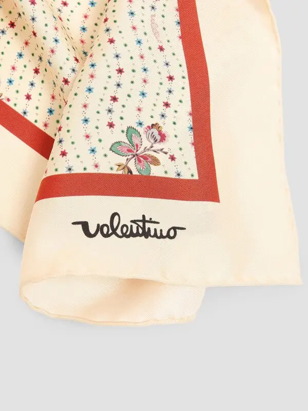 Valentino Garavani Papier Floreal Silk Scarf