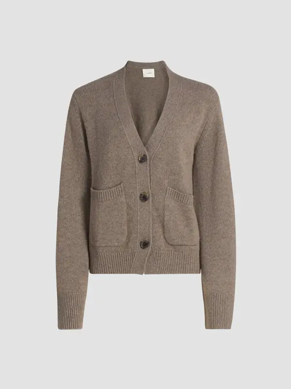 LISA YANG Danni Cashmere Relaxed-fit Cardigan - Truffle