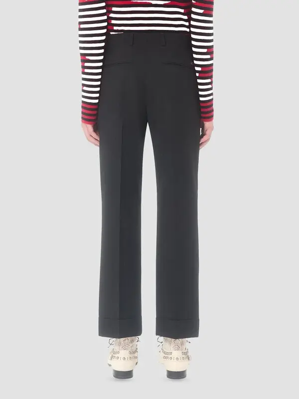 Valentino Garavani Wool Pants With Cuffs