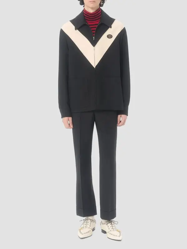 Valentino Garavani Wool Pants With Cuffs