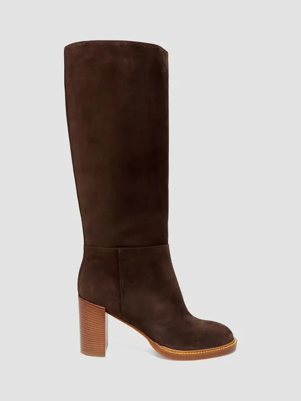 Gabriela Hearst Bocca 80mm Leather Knee-high Boots