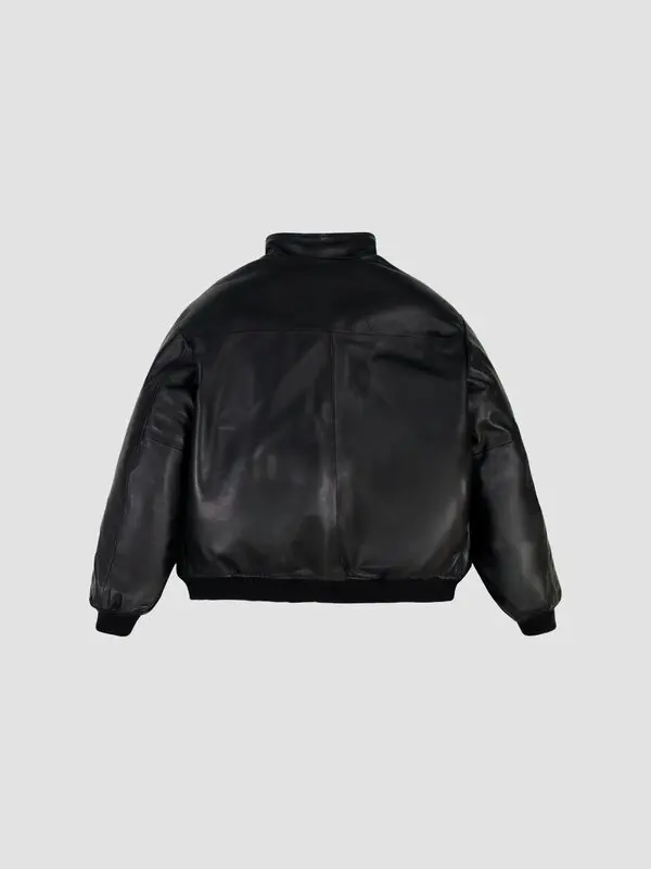AVIREX Leather Track Jacket