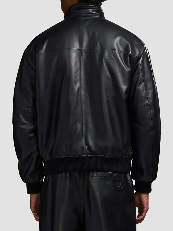 AVIREX Leather Track Jacket