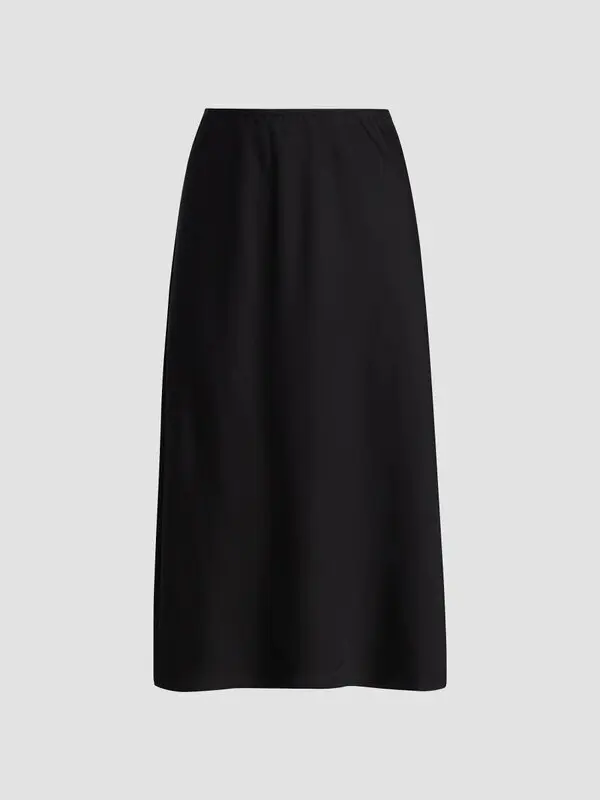 LISA YANG Flared Silk Midi-skirt